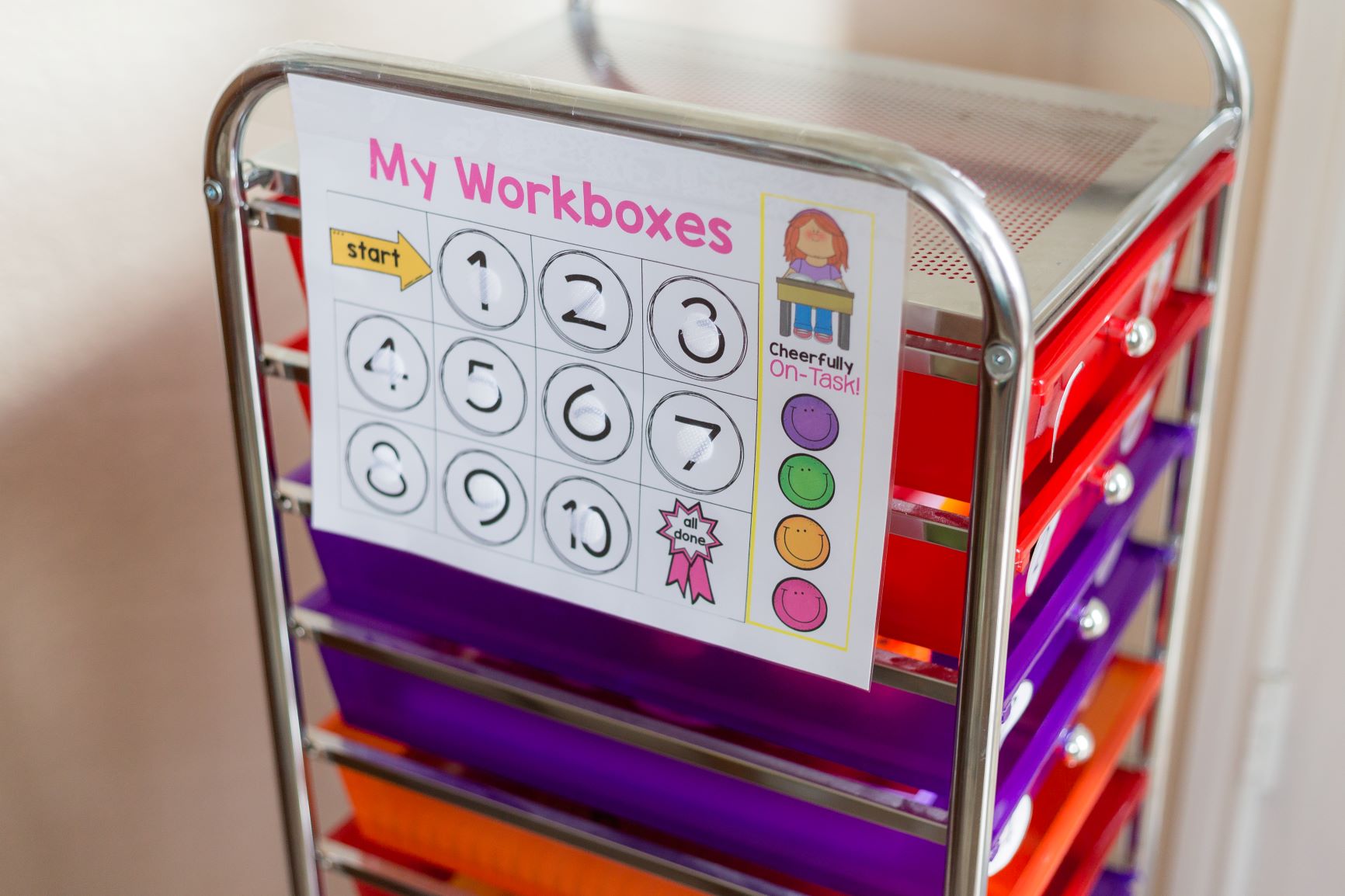 My 1 Homeschool Organization Hack Workboxes